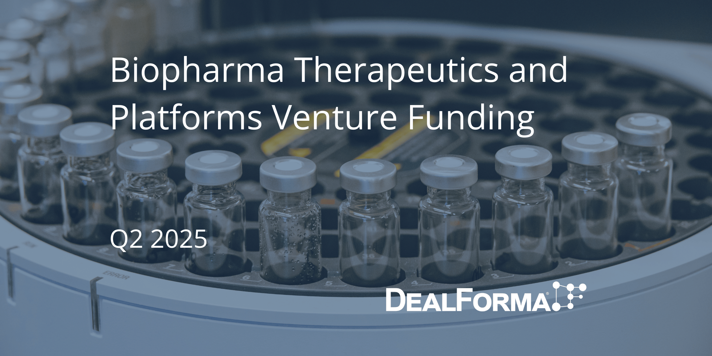 Biopharma Therapeutics and Platforms Venture Funding - Q2 2025 Review ...